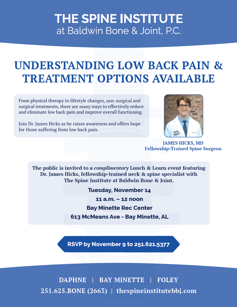 Understanding Low Back Pain & Treatment Options Available - Baldwin ...